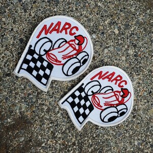 Vintage National Auto Racing Club Jacket Patches - NARC Sprint Car and ...