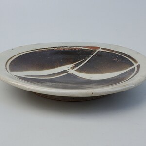 Eric Norstad Studio Pottery Decorated Leaf Plate - Asian Style Leaf ...