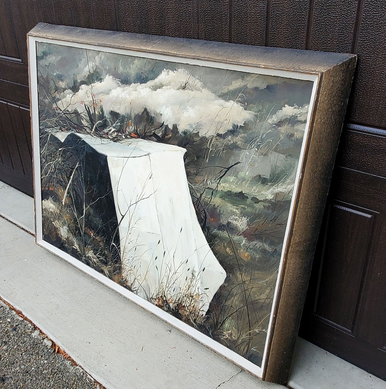 Hulan Fleming Northwest Artist Early Oil Painting - Dated 1970 - Titled ...