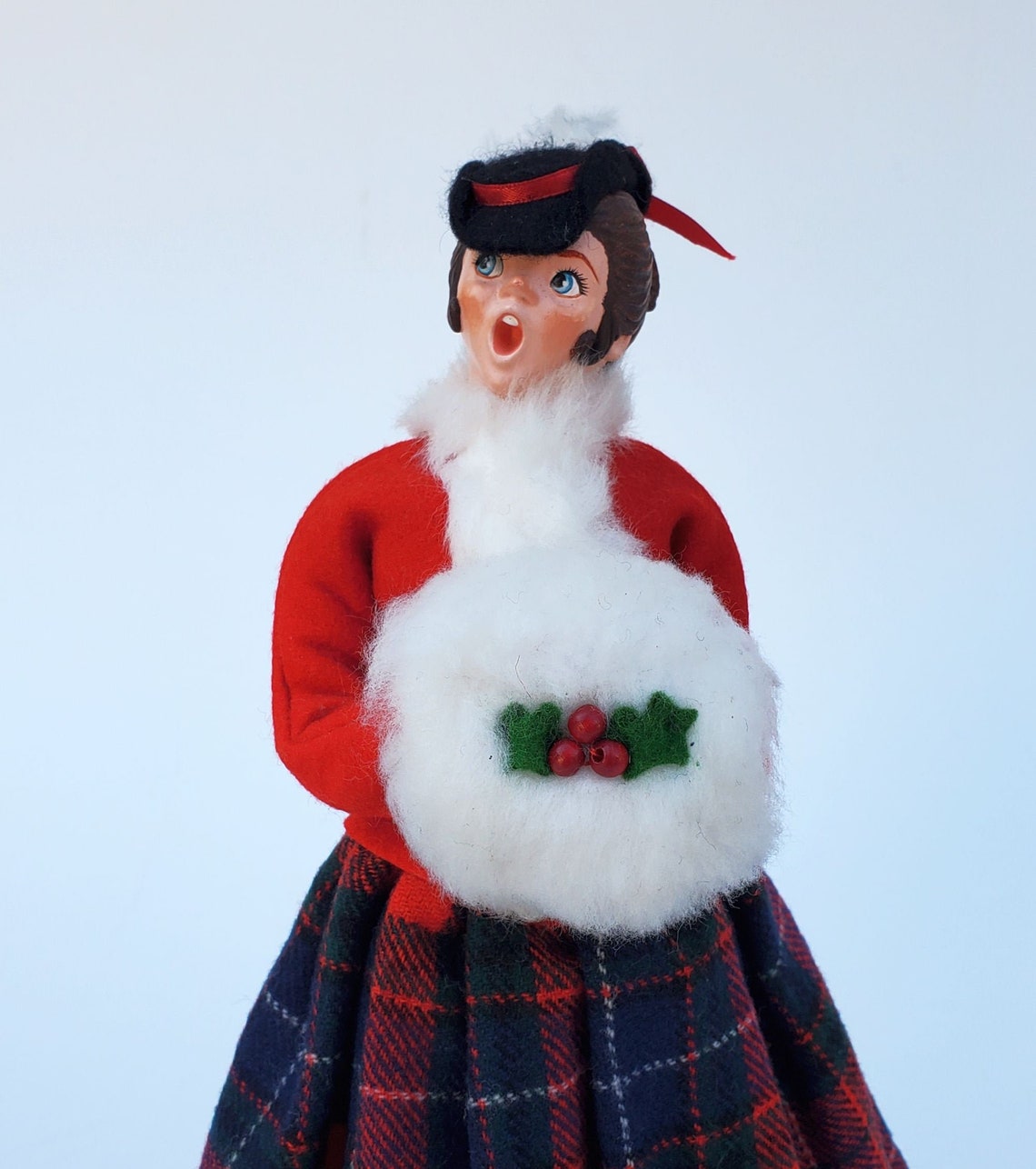 Simpich Christmas Character Doll Lady Singing Christmas | Etsy