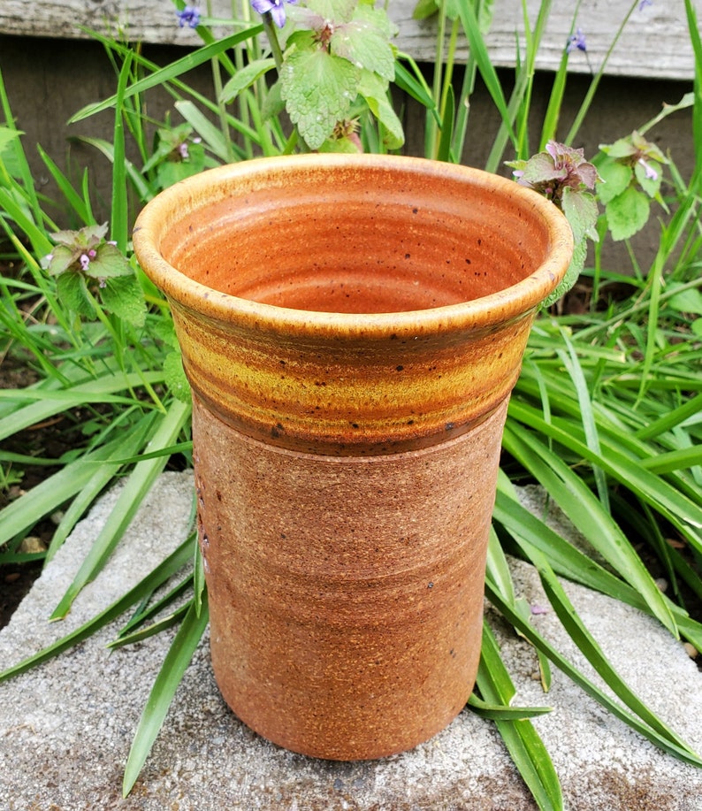 Donna Tousley Studio Pottery Vase Hand Thrown Kitchen Spoon - Etsy