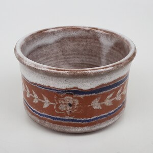 Barbara Brotman Northwest Studio Pottery Bowl - Hand Decorated Floral ...