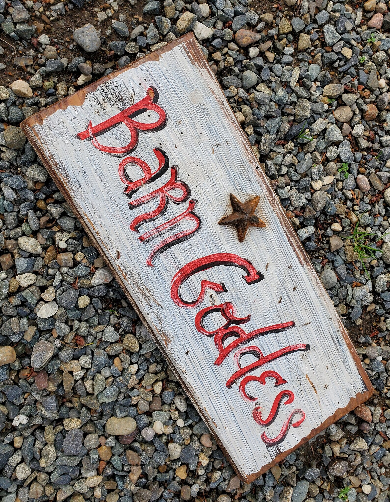 Vintage Farm House Style Barn Goddess Wooden Ship Lap Sign | Etsy