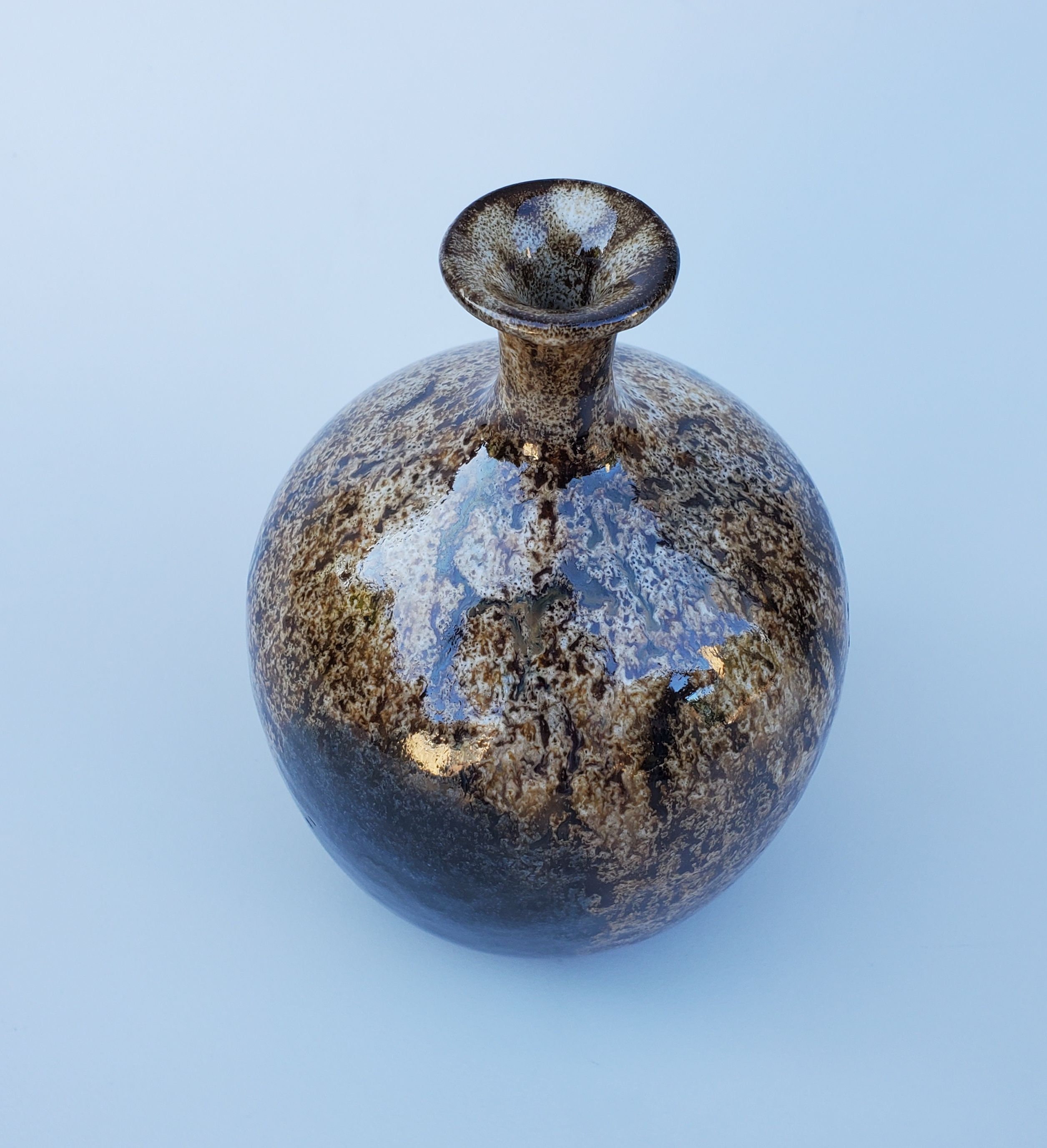 Ben Bieri Northwest Studio Pottery Bottle Form Weed Pot Vase - Etsy