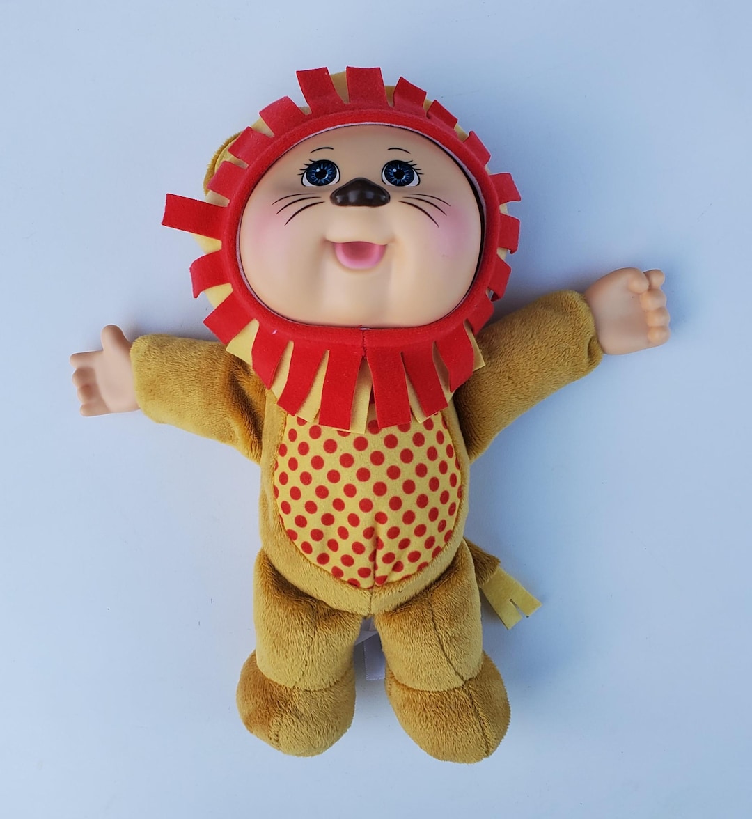 Cabbage Patch Kids Collectible Cutie Zoo Friends Austin Lion #54 Plush ...