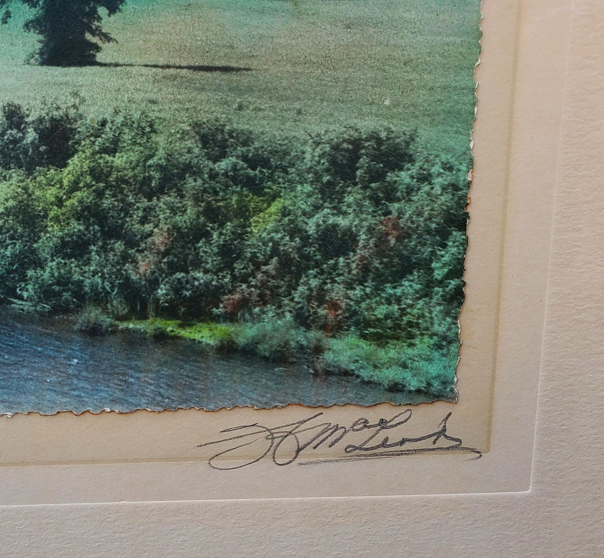 Norman Mcleod Framed Vintage Tinted Photo - Intervale River Stellarton ...