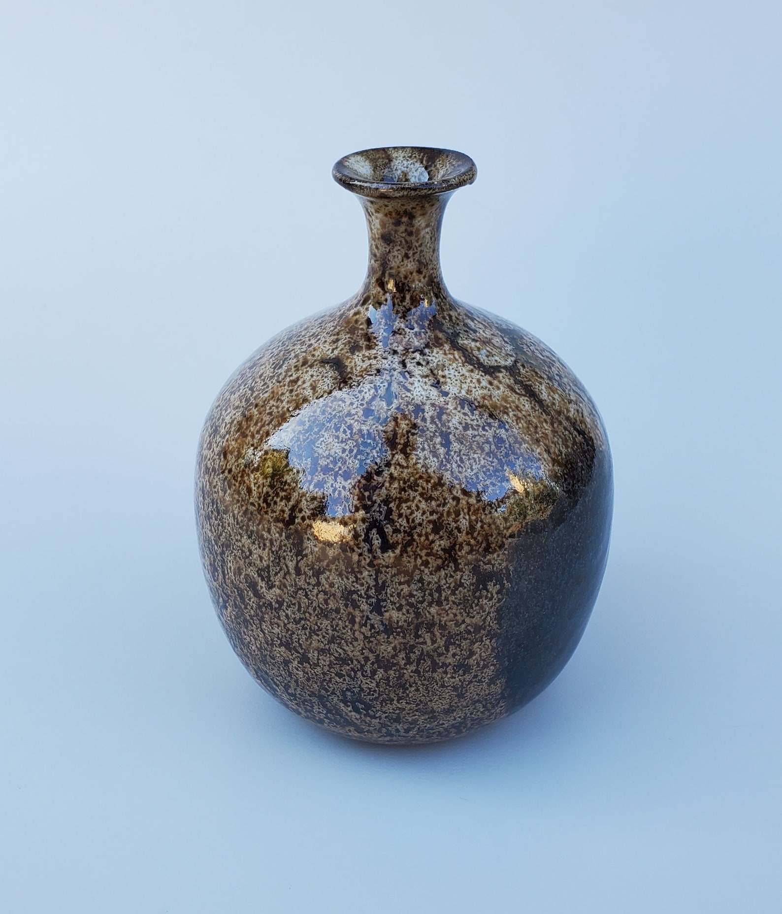 Ben Bieri Northwest Studio Pottery Bottle Form Weed Pot Vase - Etsy