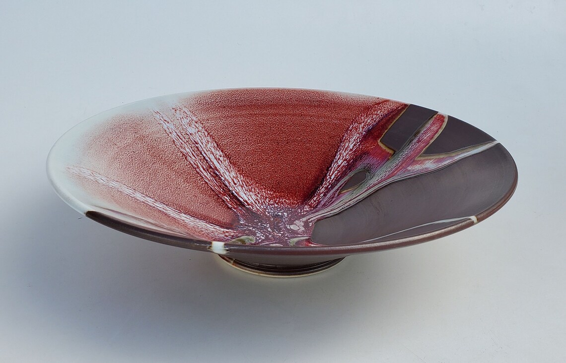 Marc Matsui Seattle Studio Pottery Large Decorated Flaring - Etsy