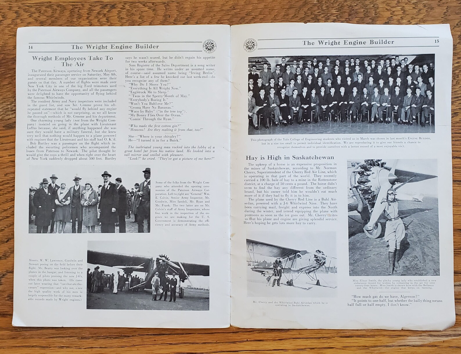 The Wright Engine Builder Magazine - May 1929 - Wright Brothers ...