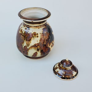 Louis Mideke Decorated Studio Pottery Covered Jar Signed Northwest ...