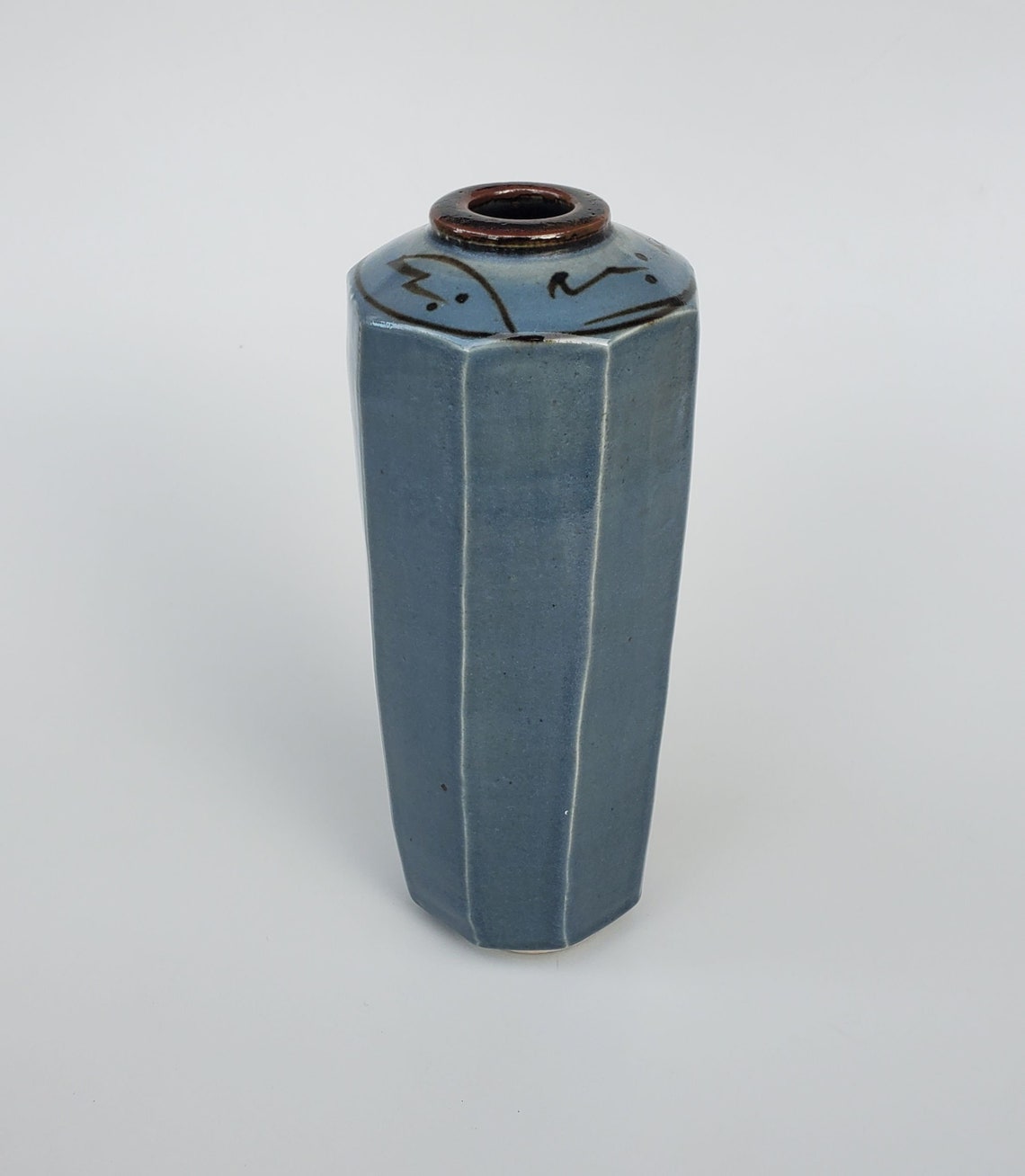 Ken Booth Northwest Studio Pottery Vase Hand Decorated - Etsy