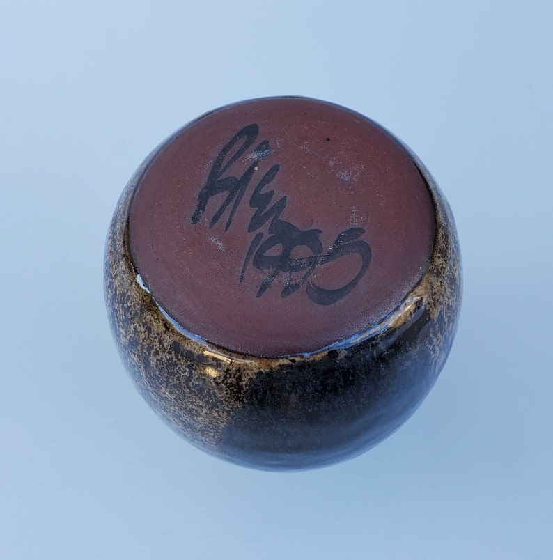 Ben Bieri Northwest Studio Pottery Bottle Form Weed Pot Vase - Etsy