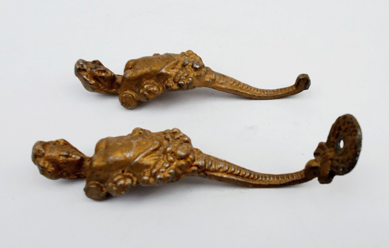 Antique Metal Mermaid Maiden Marble Table Support Brackets | Etsy