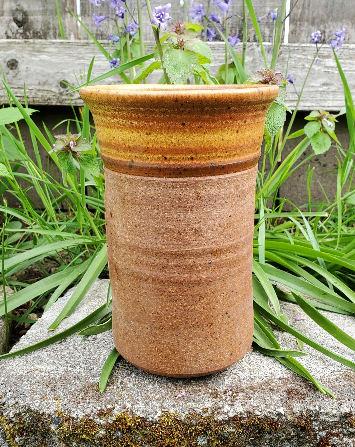 Donna Tousley Studio Pottery Vase Hand Thrown Kitchen Spoon - Etsy