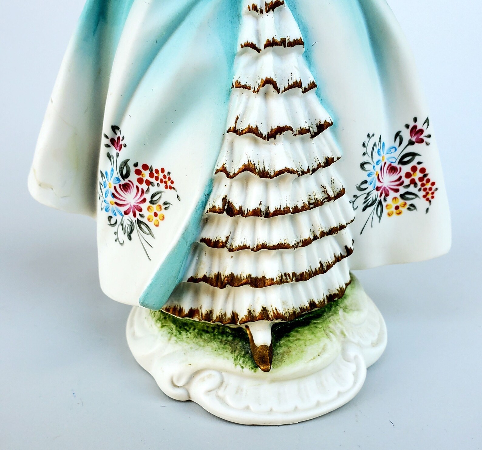 Lefton China Colonial Woman Figure in Fancy Dress With Pink - Etsy