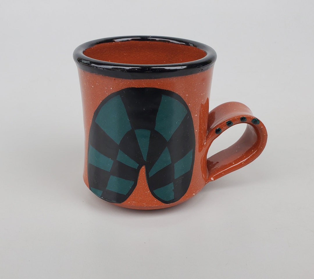 Roberta Frankel Northwest Studio Pottery Cup - Hand Decorated - MCM ...