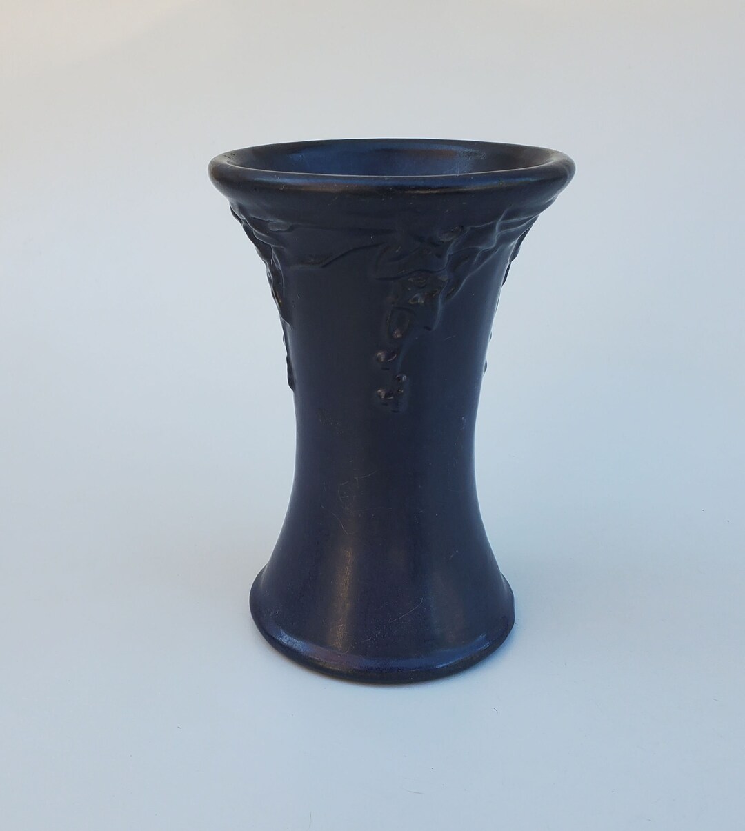 Peters and Reed Pereco Ware Art Pottery Vase Leaf and Berry Raised ...