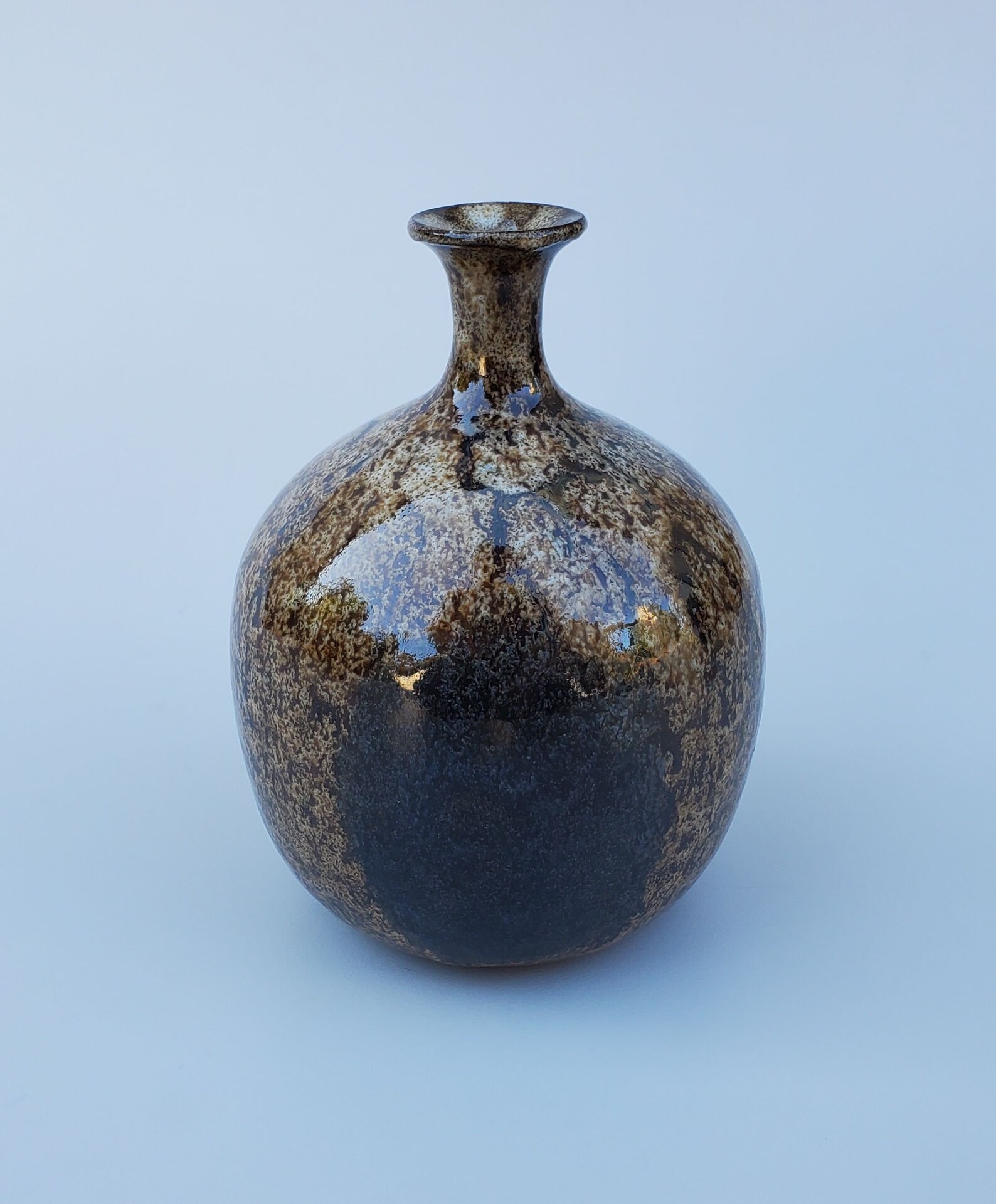 Ben Bieri Northwest Studio Pottery Bottle Form Weed Pot Vase - Etsy