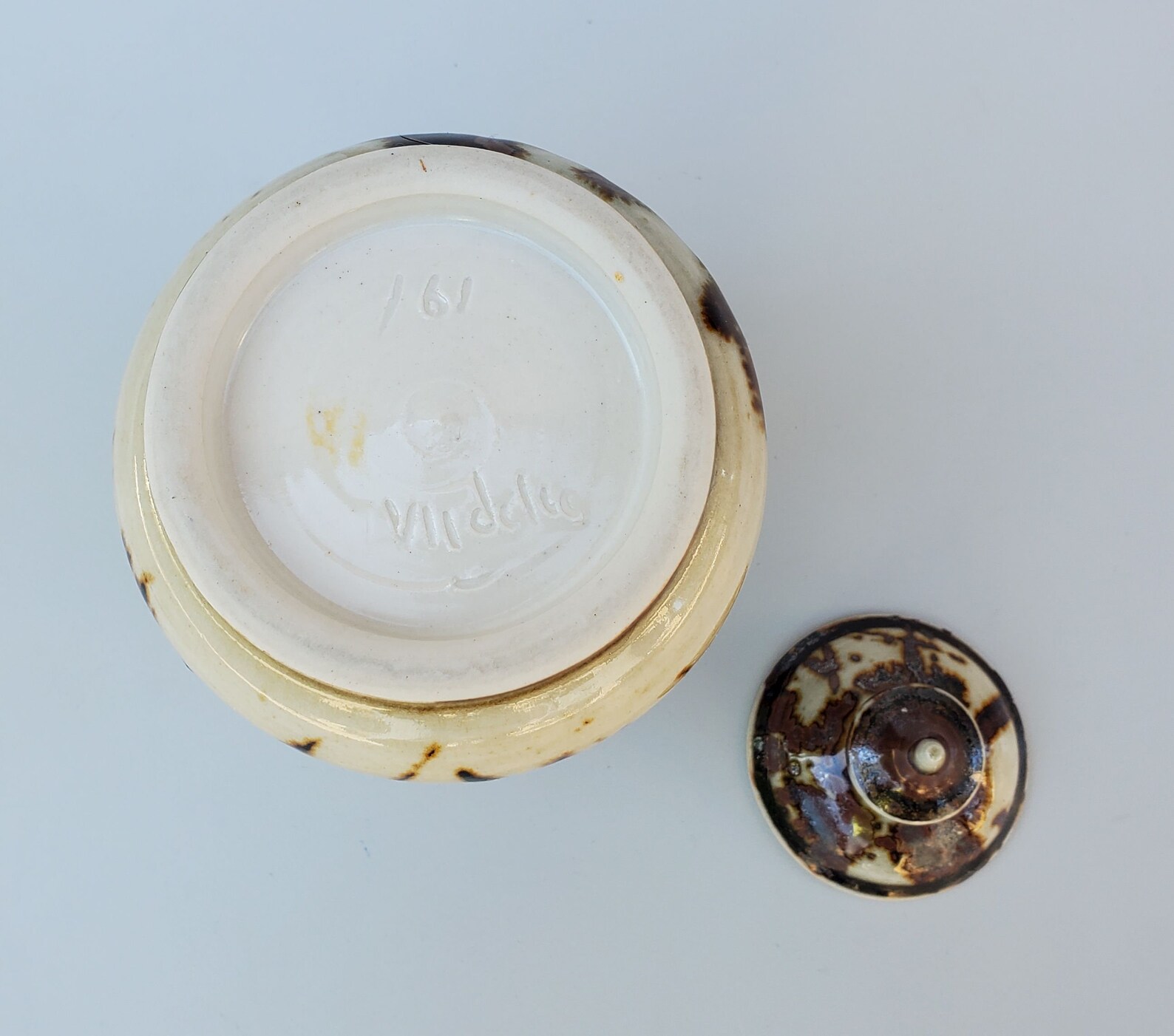 Louis Mideke Decorated Studio Pottery Covered Jar Signed - Etsy