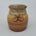 Jeff and Donna Tousley Studio Pottery Vase - Tapered Design With Curled ...