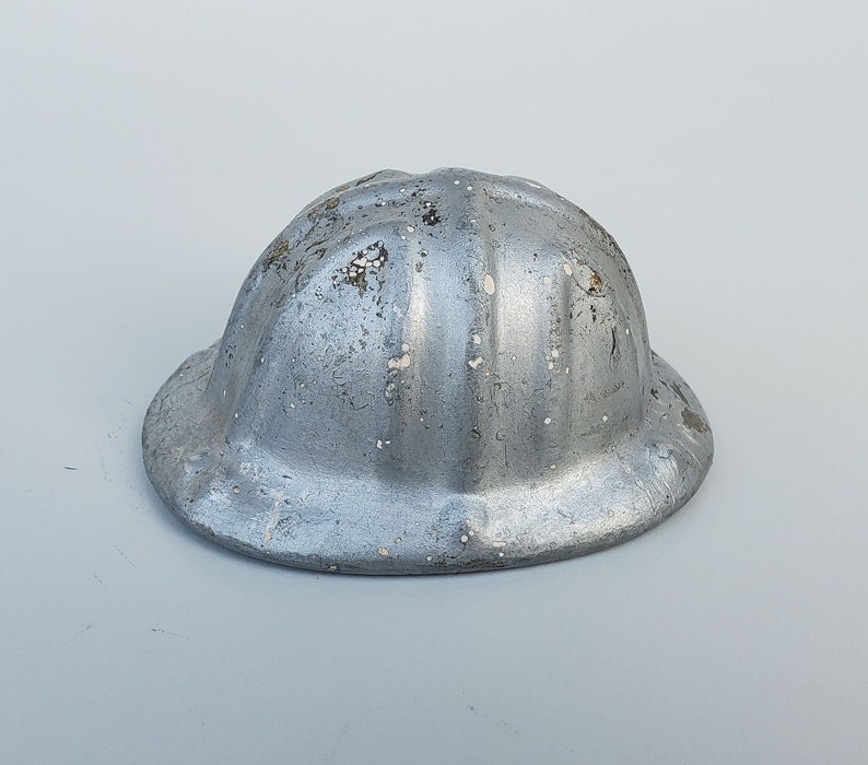 Vintage Mini Silver Hard Hat Novelty Paperweight 3.5 - Etsy