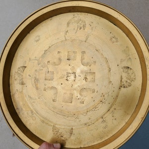 Vintage Korean Brass Serving Tray - Made in Seoul Korea - Stamped Asian ...