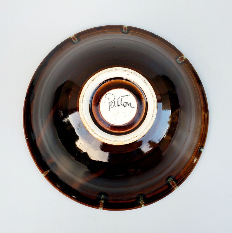 Matthew Patton Seattle Studio Potter Decorated Pottery Bowl - Etsy