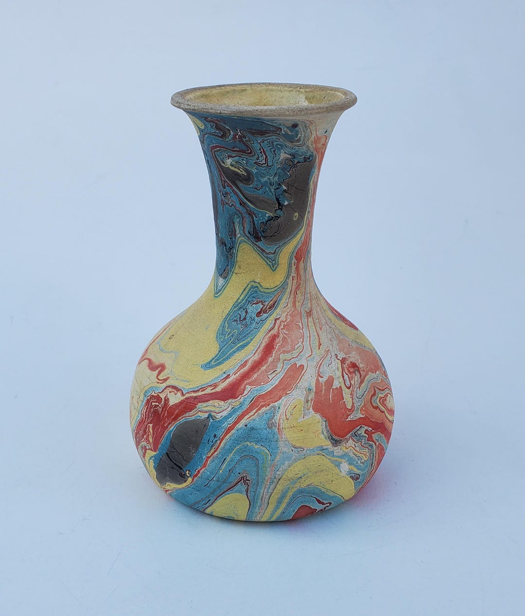 Garden of the Gods Swirl Art Pottery Vase - Made in Colorado - Early ...