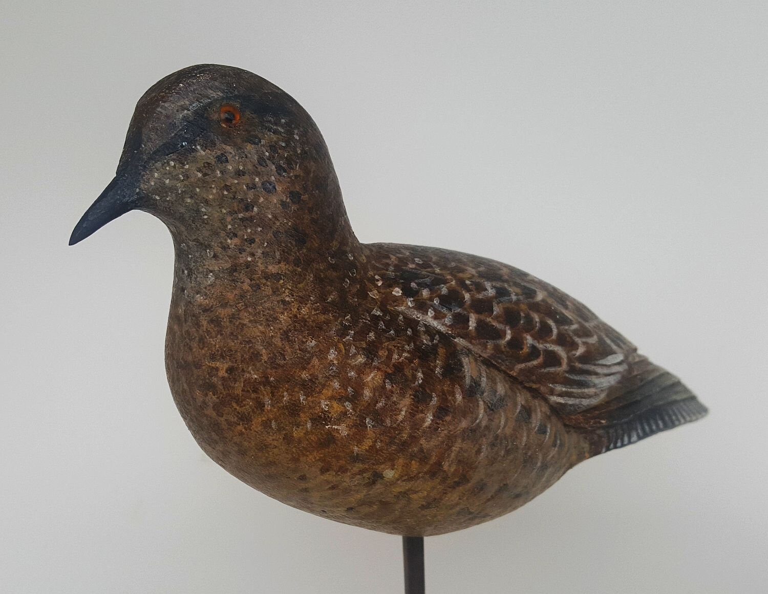 Vintage Wooden Shore Bird Carving Hand Painted Nice Detail - Etsy