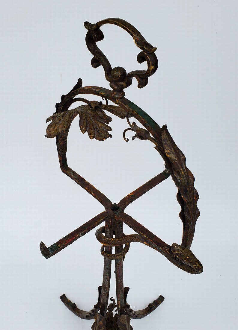 Ornate Antique Fireplace Tool Stand With Figural Snake Design - Etsy