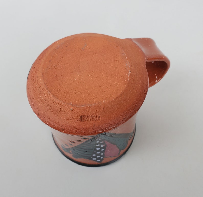 Roberta Frankel Northwest Studio Pottery Cup - Hand Decorated - MCM ...