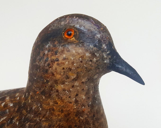 Vintage Wooden Shore Bird Carving Hand Painted Nice Detail 10.5 - Etsy