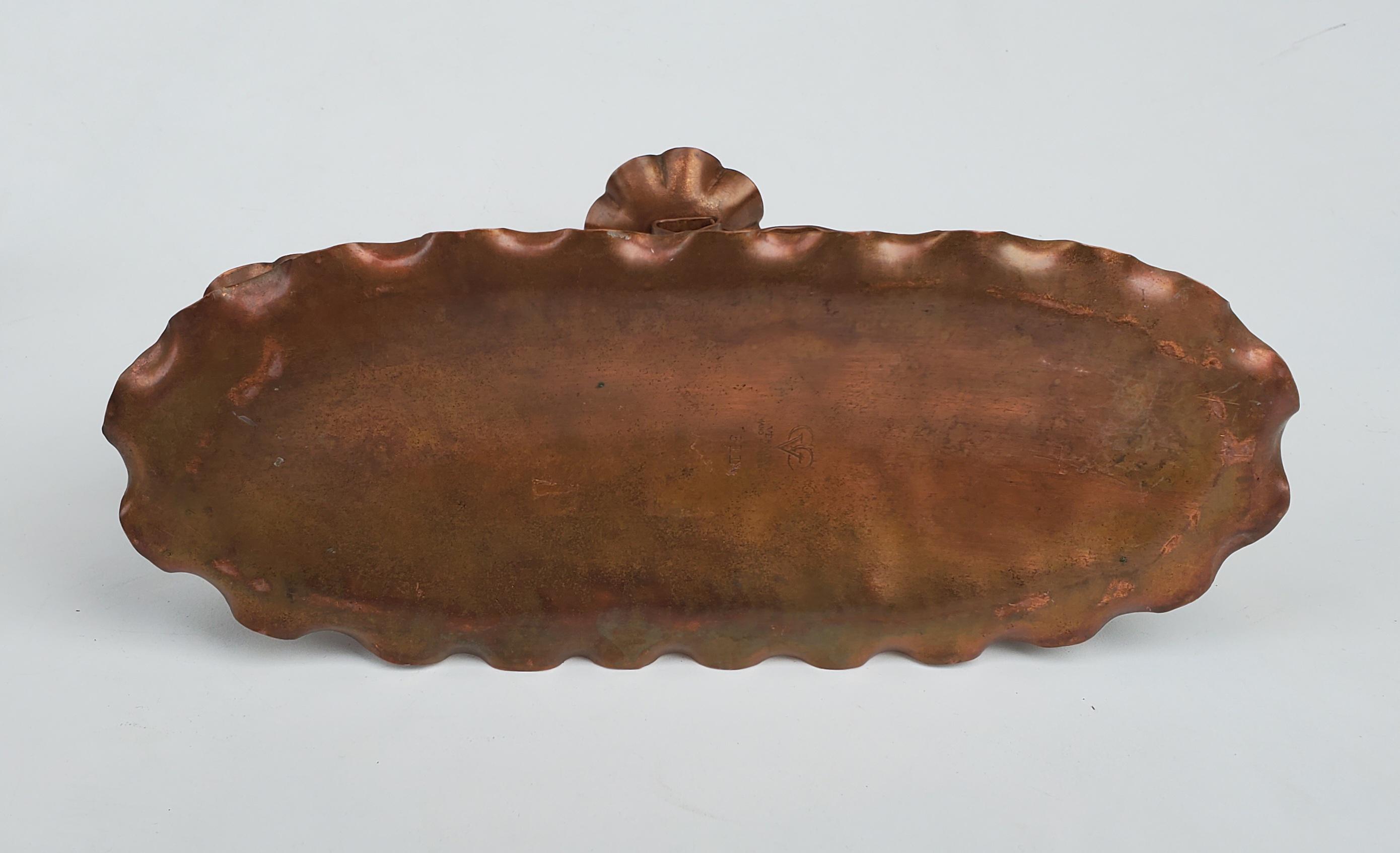 Vermont Hand Hammered Copper Company Candleholders - Triple Candle ...