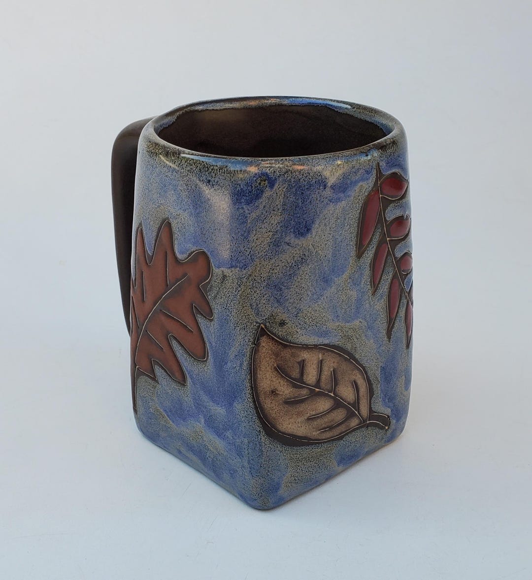 Mara of Mexico Coffee Mug - Autumn Leaves Design - Country Cabin or ...