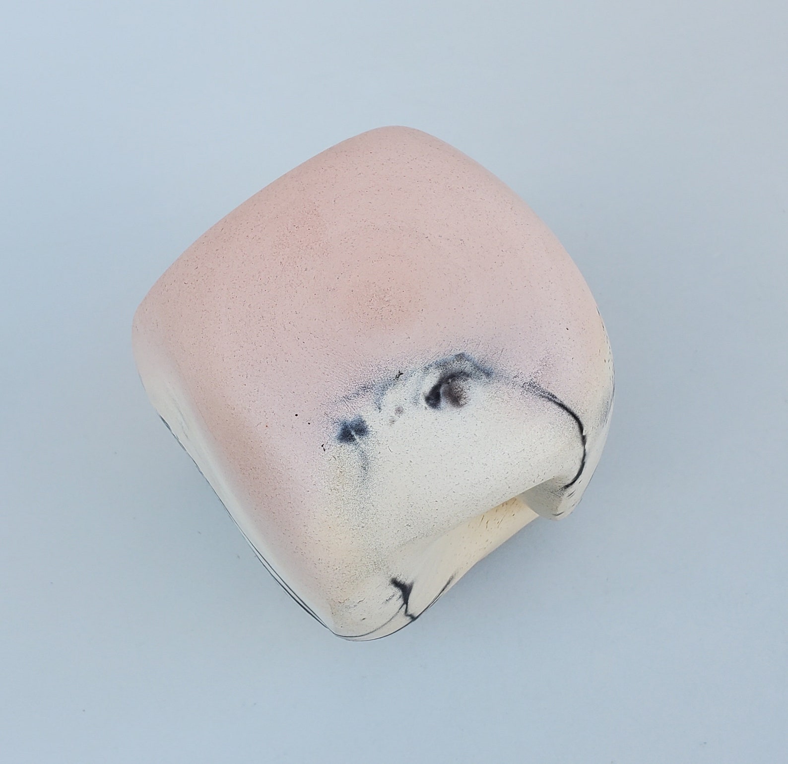 Richard Mahaffey Northwest Studio Pottery Saggar Fired Raku Sculptural ...