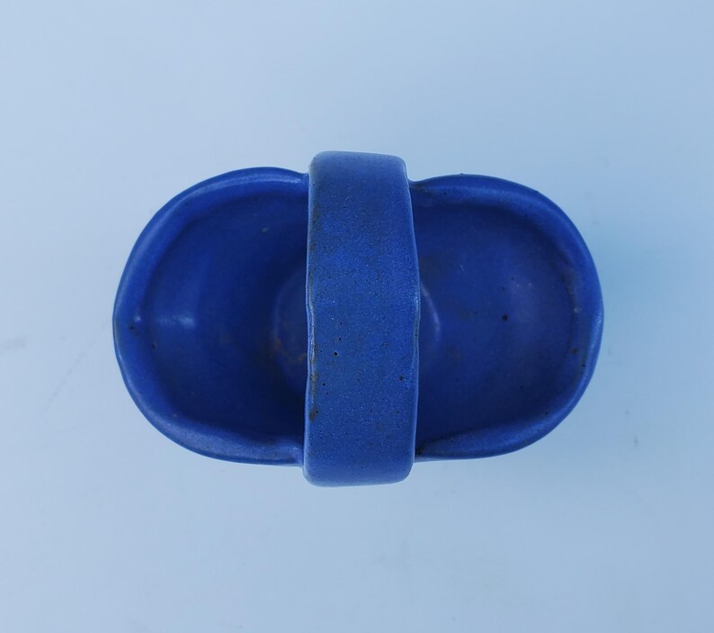 Rosemeade Pottery Mini Handled Pottery Basket - North Dakota Art ...