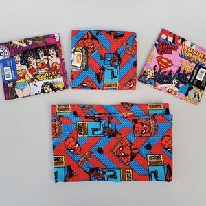 Super Hero's Fat Quarters - Marvel Comics Group - DC Comics - Spider ...