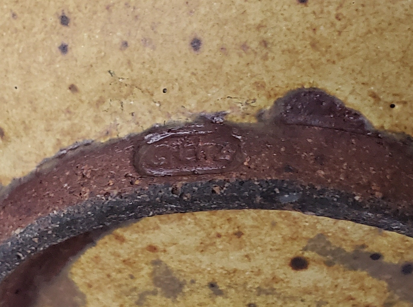 William Creitz Oregon NW Studio Pottery Covered Stoneware Bowl - Gold ...