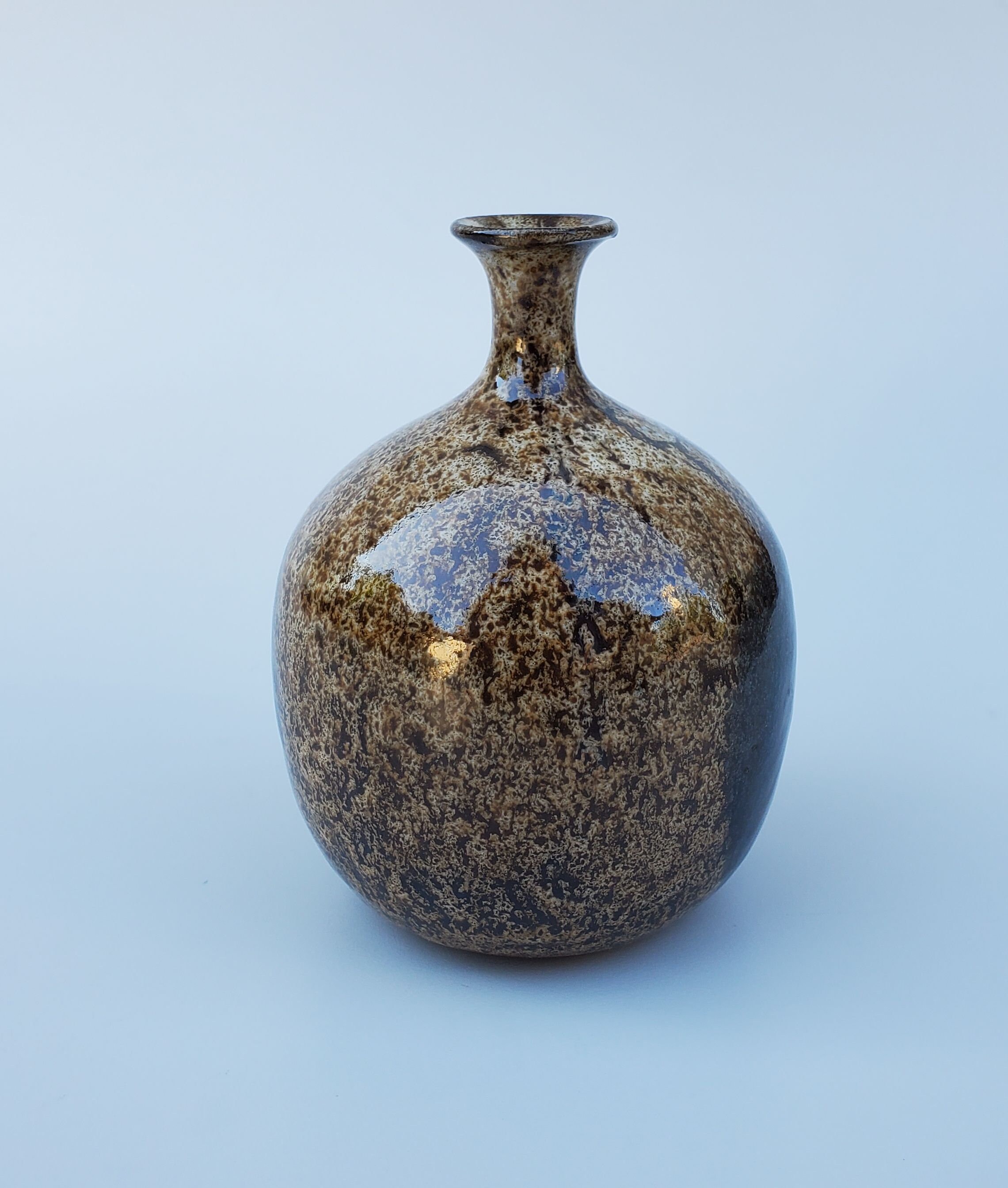 Ben Bieri Northwest Studio Pottery Bottle Form Weed Pot Vase - Etsy