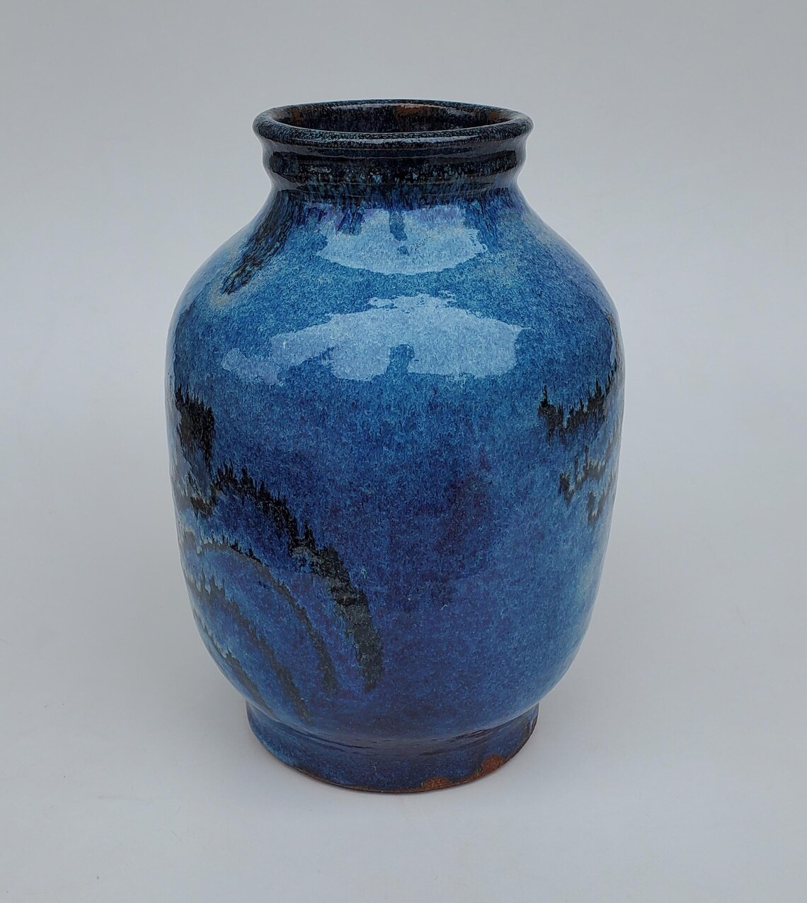 Ken Merrick New Mexico Studio Pottery Large Decorated Vase - Frothy ...