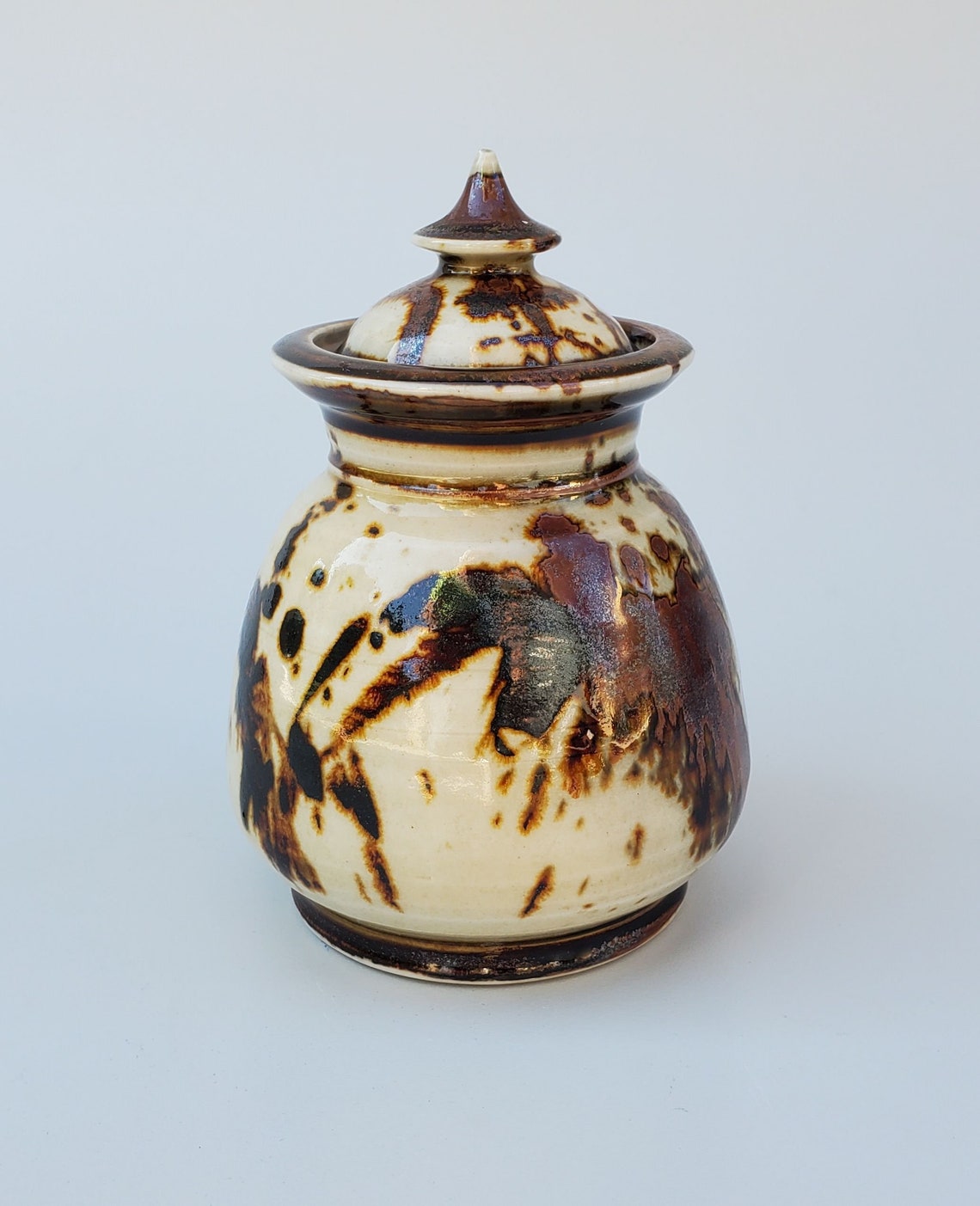 Louis Mideke Decorated Studio Pottery Covered Jar Signed - Etsy