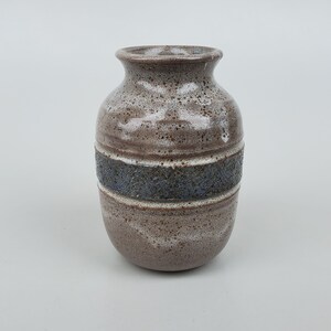 Ben Bieri Northwest Studio Pottery Barrel Form Vase - Textured Combed ...