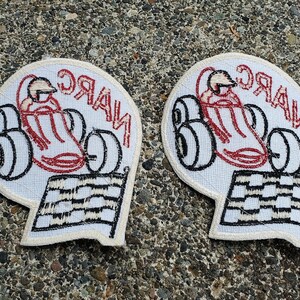 Vintage National Auto Racing Club Jacket Patches - NARC Sprint Car and ...