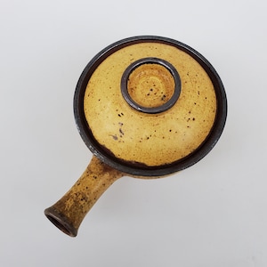 William Creitz Oregon NW Studio Pottery Covered Stoneware Bowl - Gold ...