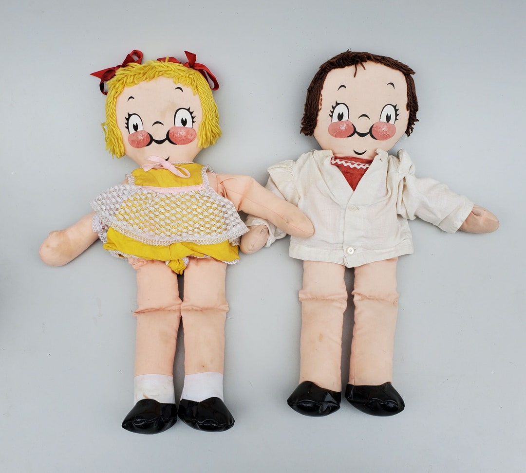 Vintage Campbell Kids Dolls - 1960's Era - Made in Britian - Pair of ...