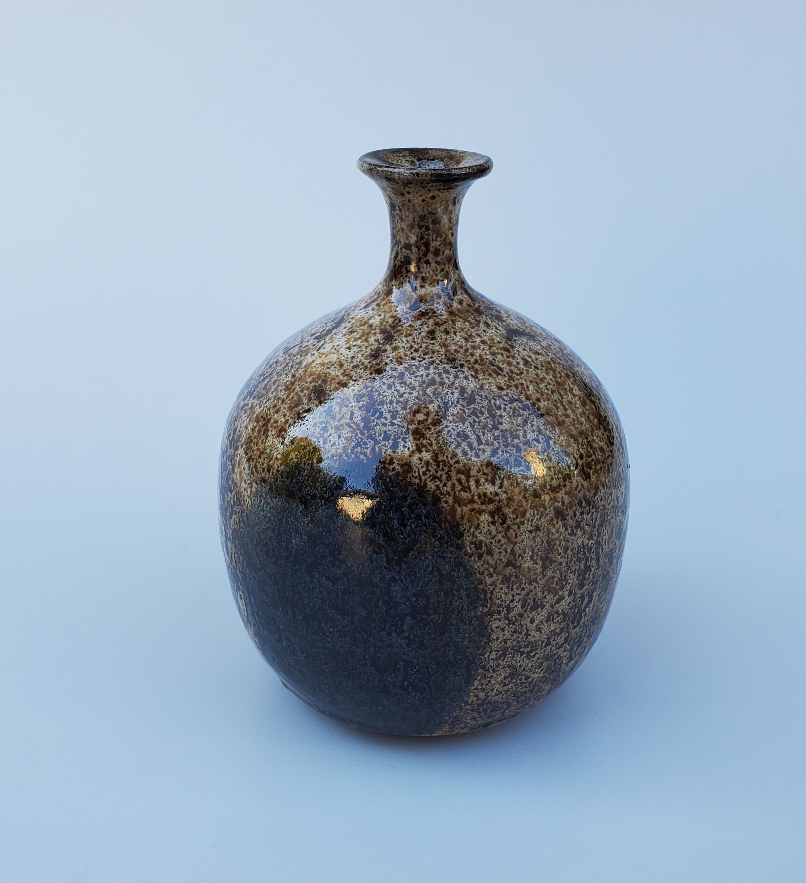 Ben Bieri Northwest Studio Pottery Bottle Form Weed Pot Vase - Etsy