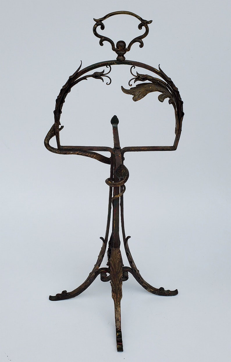 Ornate Antique Fireplace Tool Stand With Figural Snake Design - Etsy