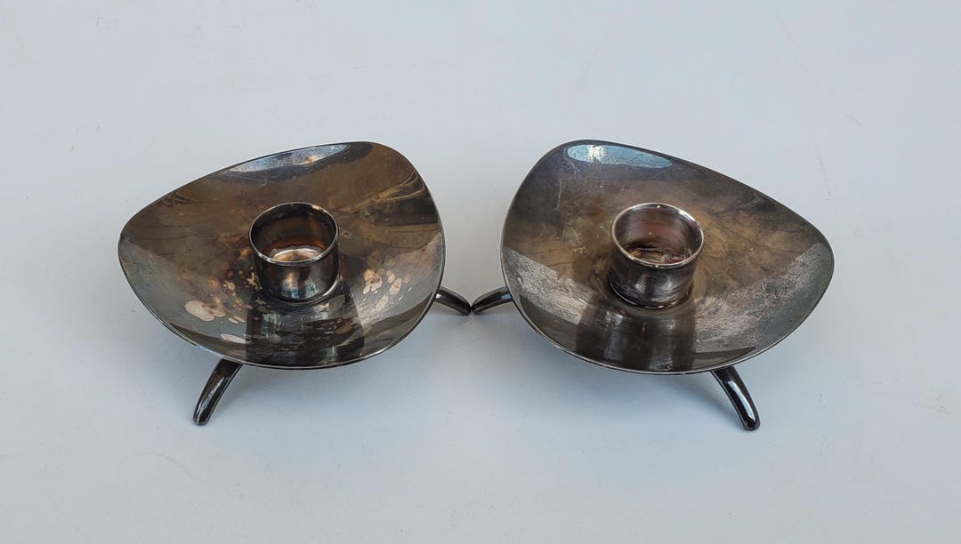 Danish Modern COHR Denmark Alta Silver Plated Mid Century Style ...