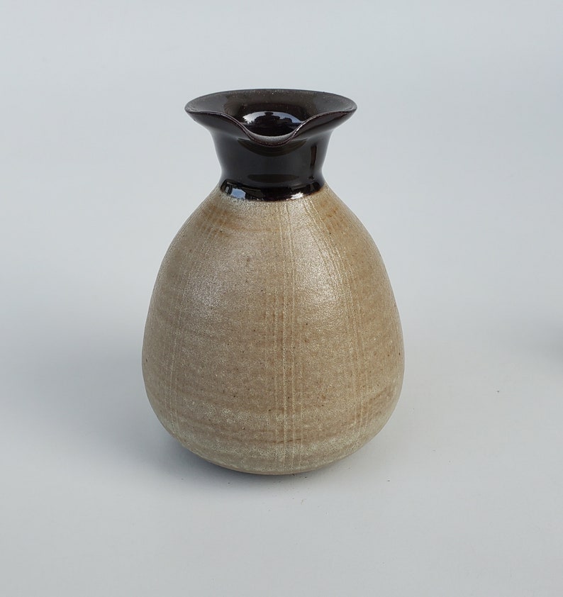 Louis Mideke Northwest Studio Pottery Cruet Bottle Vase With Stopper ...