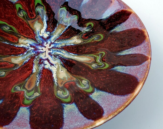 Matthew Patton Seattle Studio Pottery Free Form Decorated Pottery Bowl ...